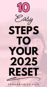 Your 2025 Life Reset Plan: A Full Checklist to Reinvent Yourself in 10 ...