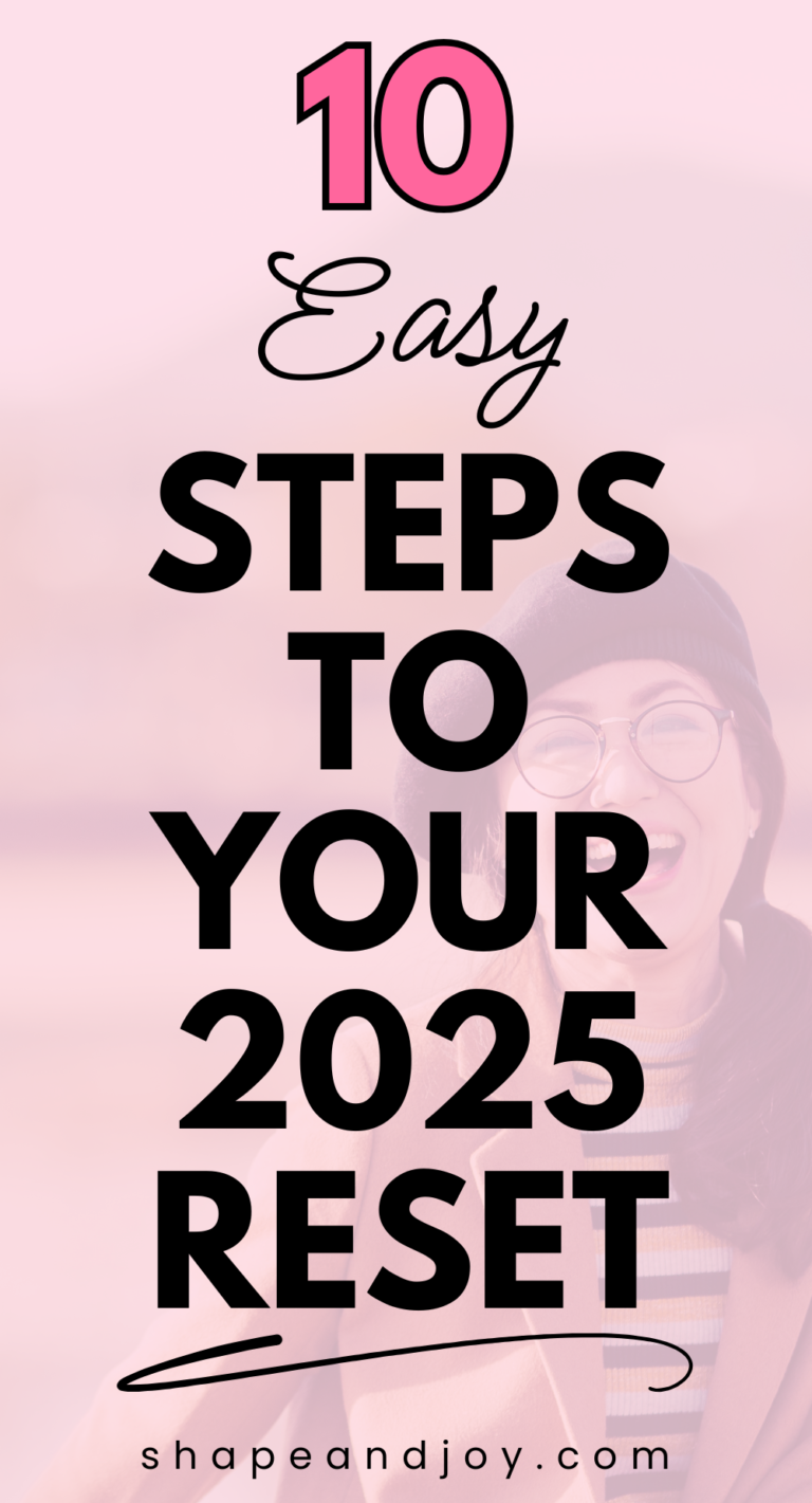 Your 2025 Life Reset Plan: A Full Checklist to Reinvent Yourself in 10 ...