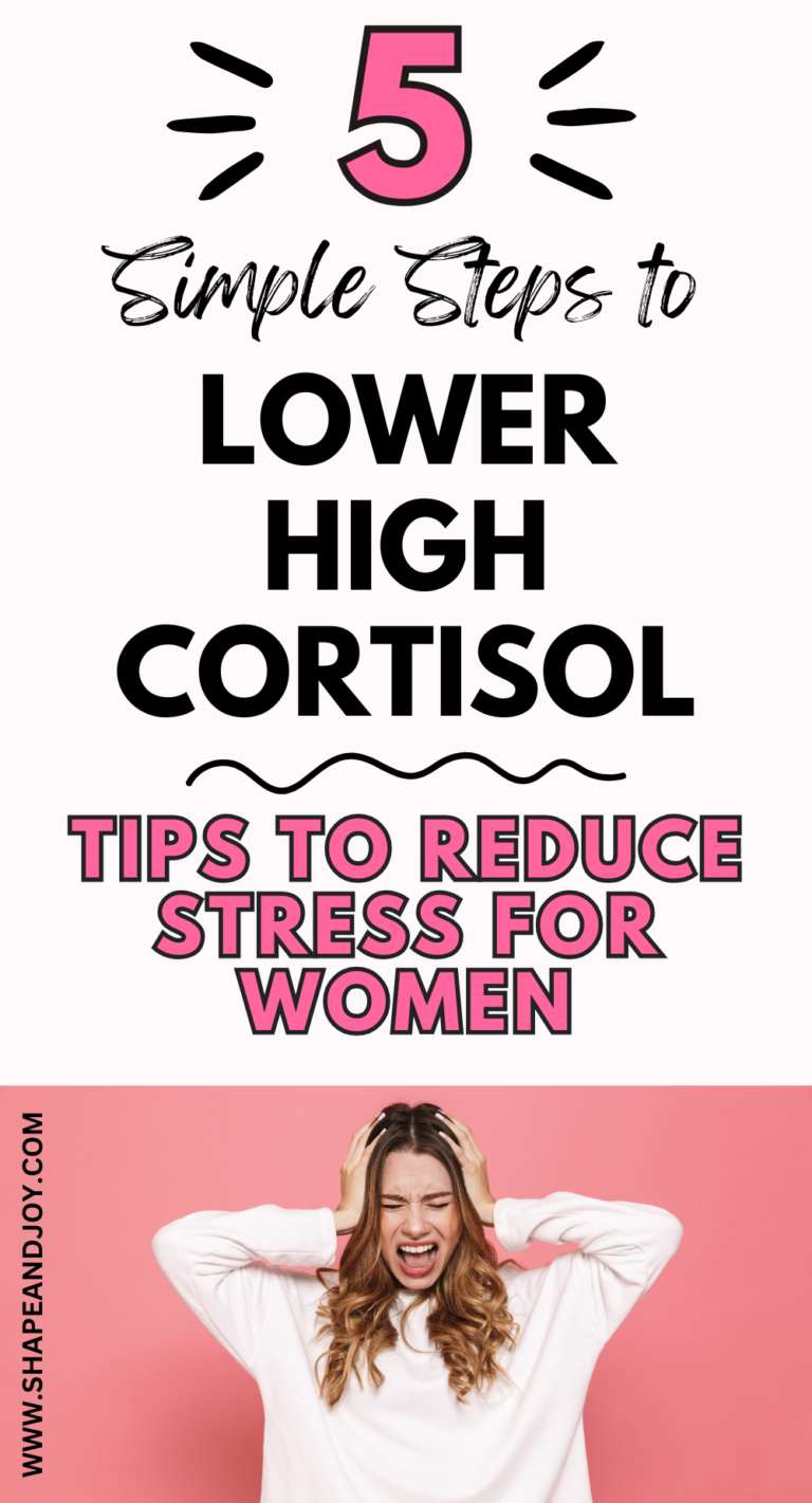 Signs of High Cortisol in Women: Symptoms, Causes, and How to Fix It Naturally - Shape & Joy