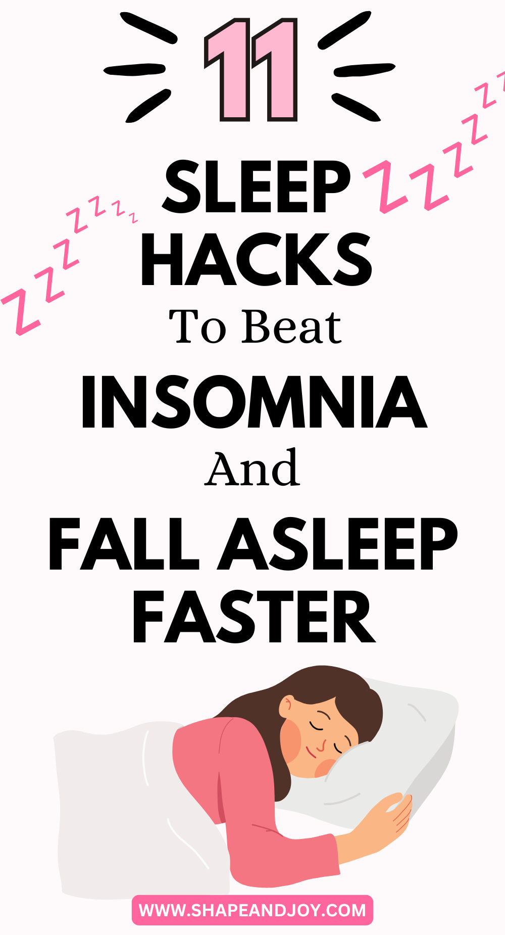 Beat Insomnia: 11 Quick Hacks to Fall Asleep Faster Tonight - Shape & Joy