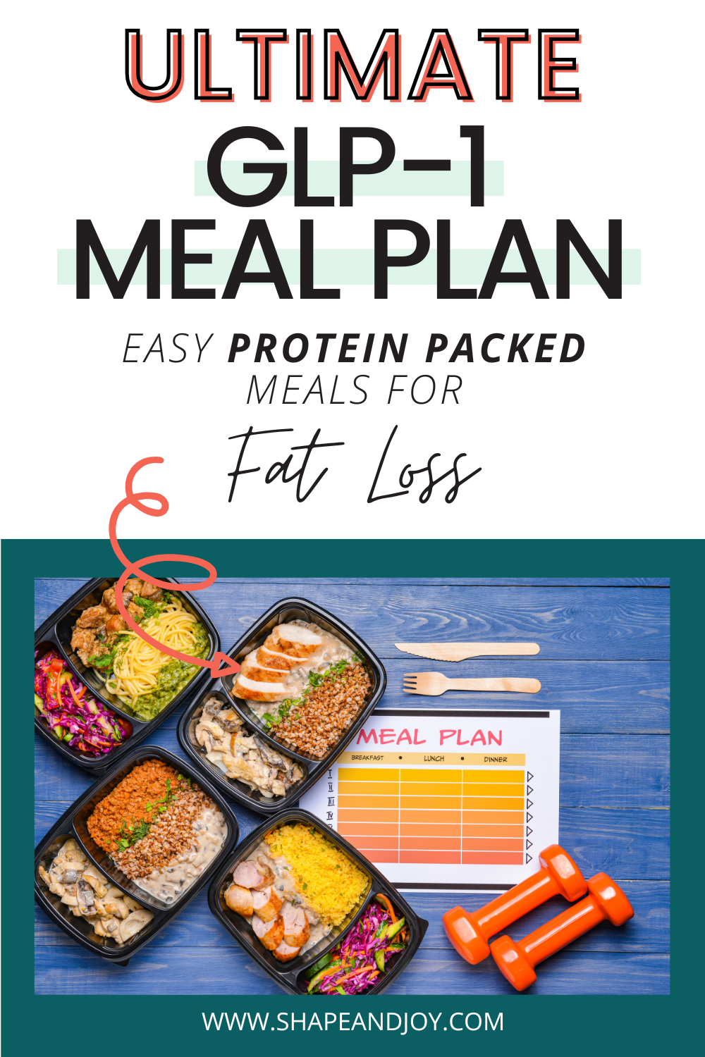 The Ultimate GLP-1 Meal Plan: Easy, Protein-Packed Meals for Weight ...