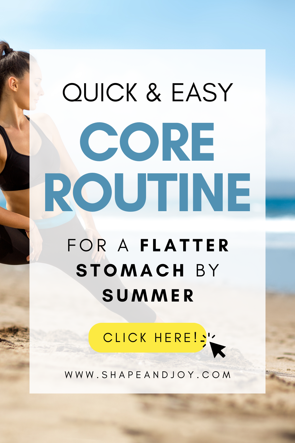 How to Tone Your Core for a Flatter Stomach by Summer - Shape & Joy