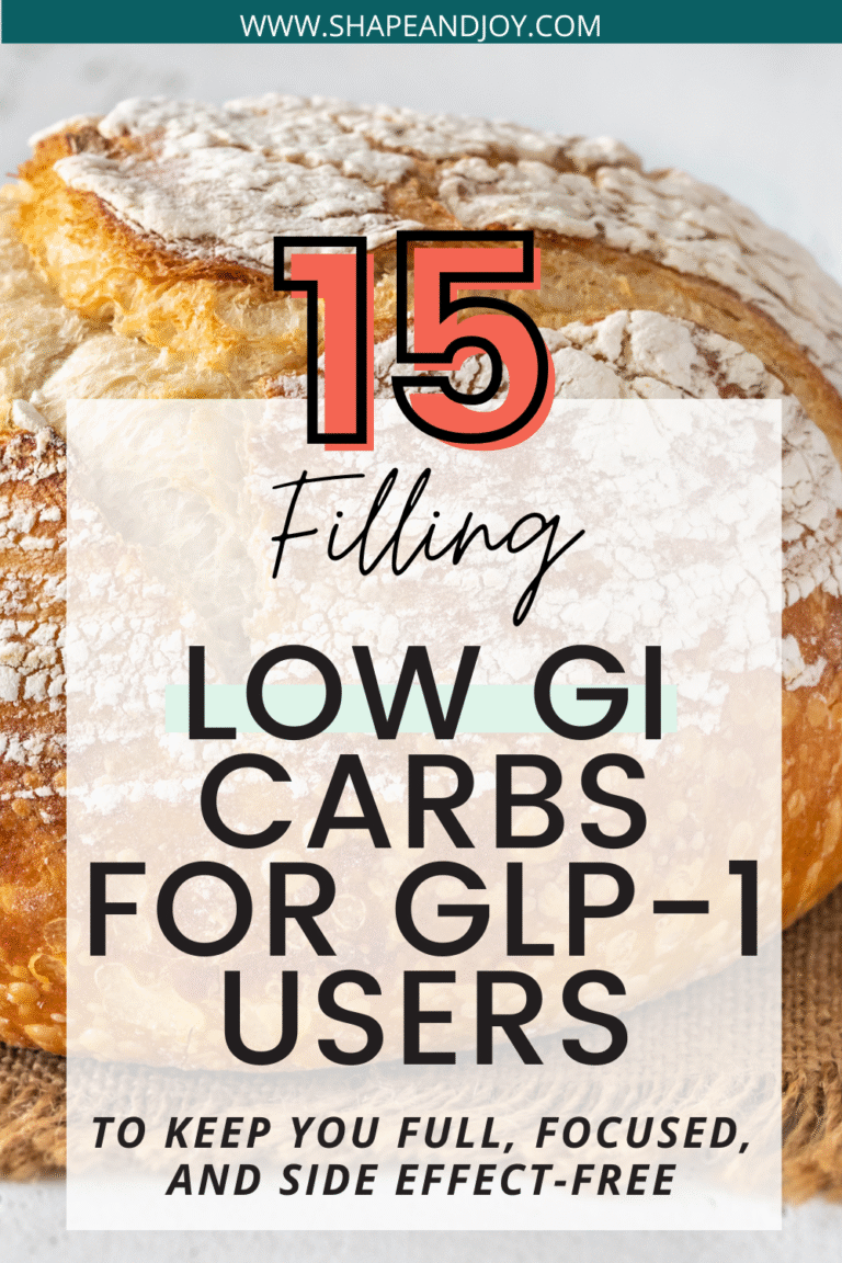 Top 15 Low GI Carbs for Stable Energy on GLP-1s (No More Crashes ...