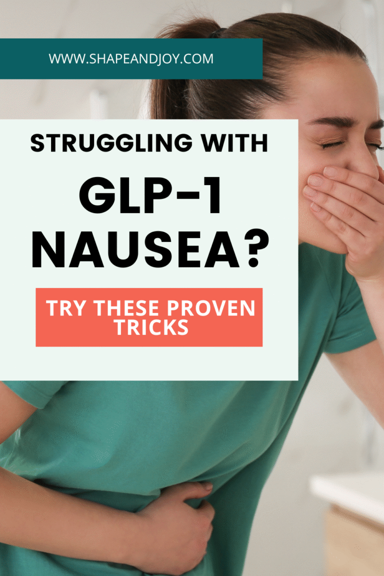 GLP-1 Nausea Relief: 10 Easy Tips That Actually Work - Shape & Joy