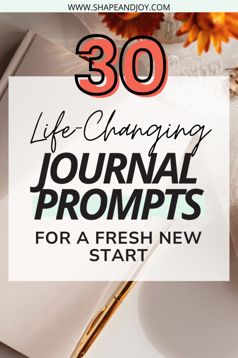 Reset Your Mindset: 30 Life-Changing Journal Prompts for a Fresh New ...